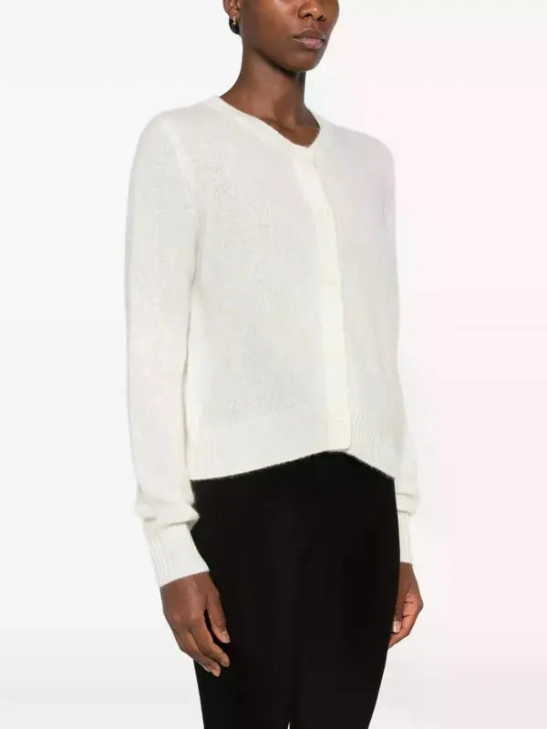 IVORY PARIS Fine-knit Cardigan