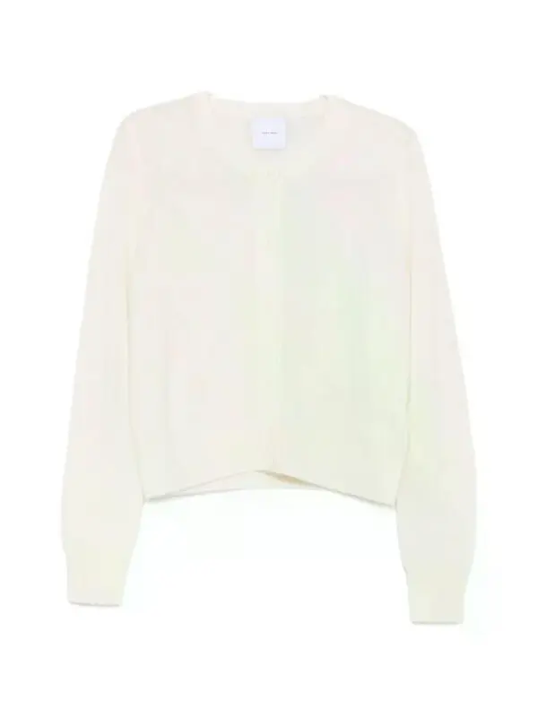 IVORY PARIS Fine-knit Cardigan - Neutrals