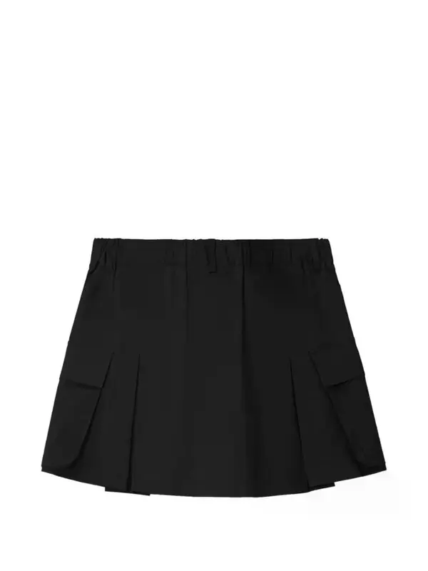 CHOCOOLATE Pleated Cargo Mini Skirt