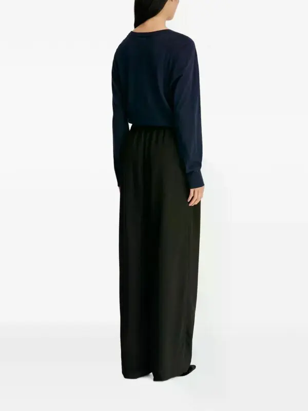 Loulou De Saison Ellon Straight-leg Drawstring Trousers