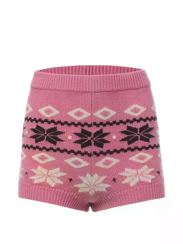 Monse Merino Wool Shorts - Pink