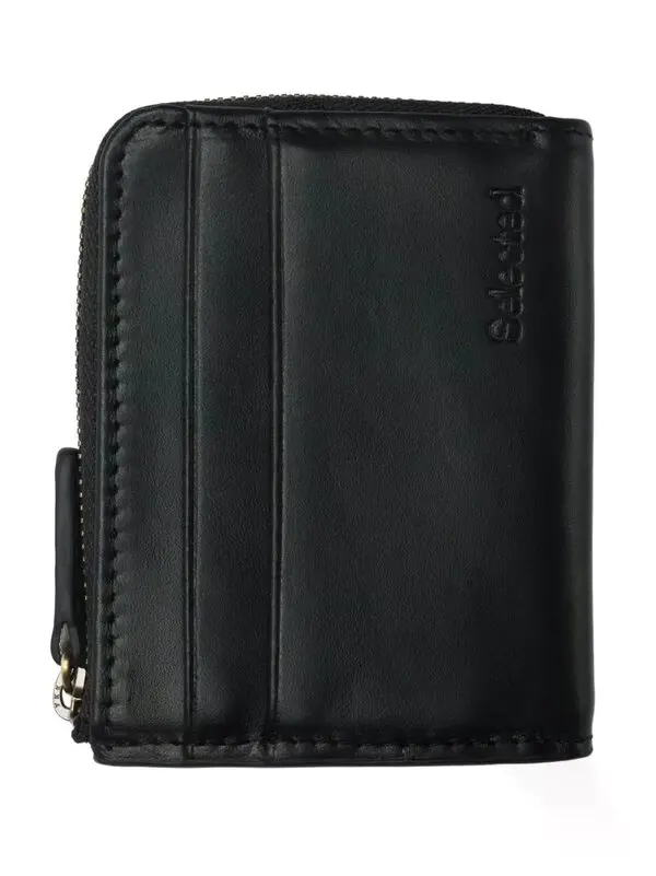 SELECTED Zipped Leather Wallet