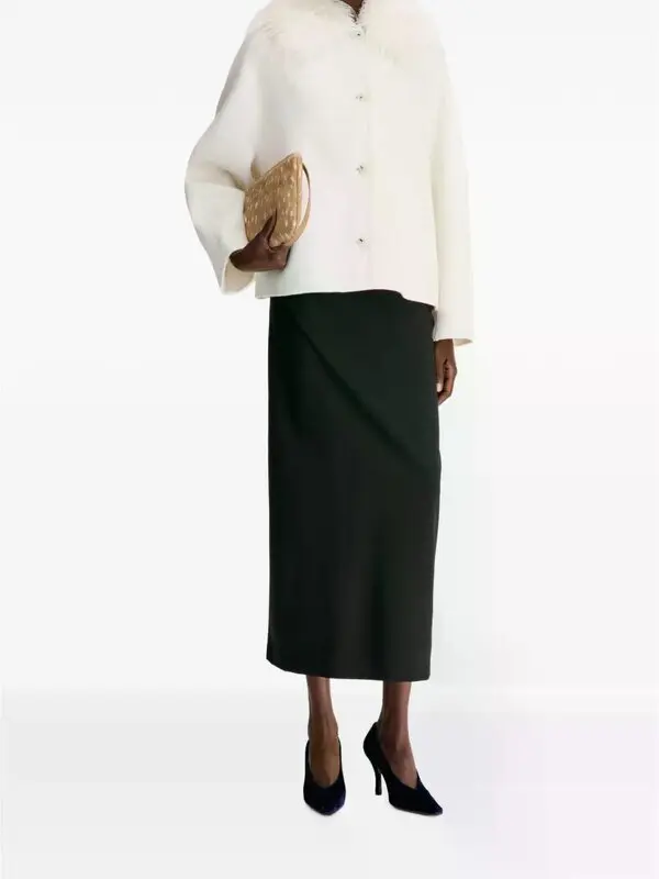 Loulou De Saison Faux Fur Collar Jacket