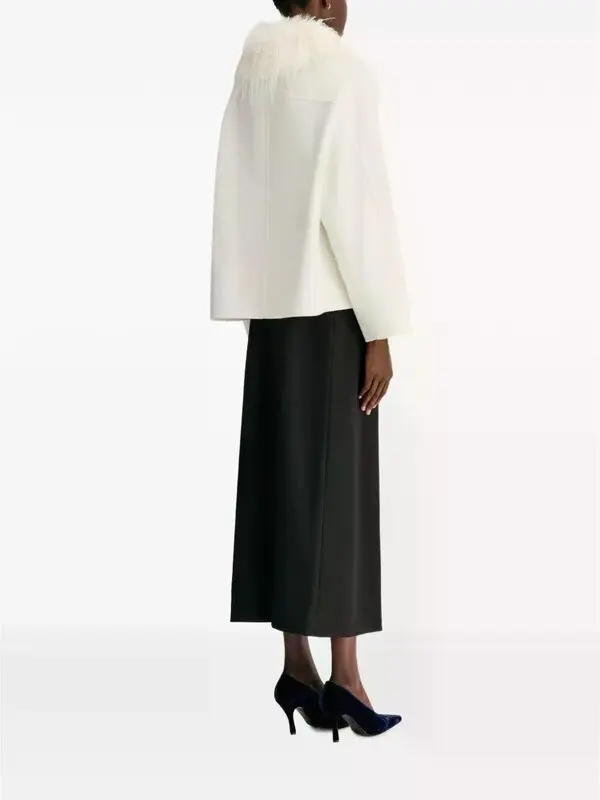 Loulou De Saison Faux Fur Collar Jacket
