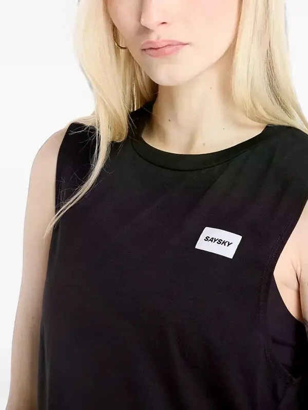 SAYSKY Clean Motion Logo-appliqué Tank Top