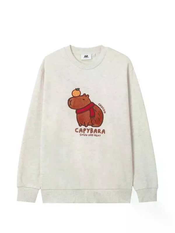 CHOCOOLATE Capybara-patch Sweatshirt