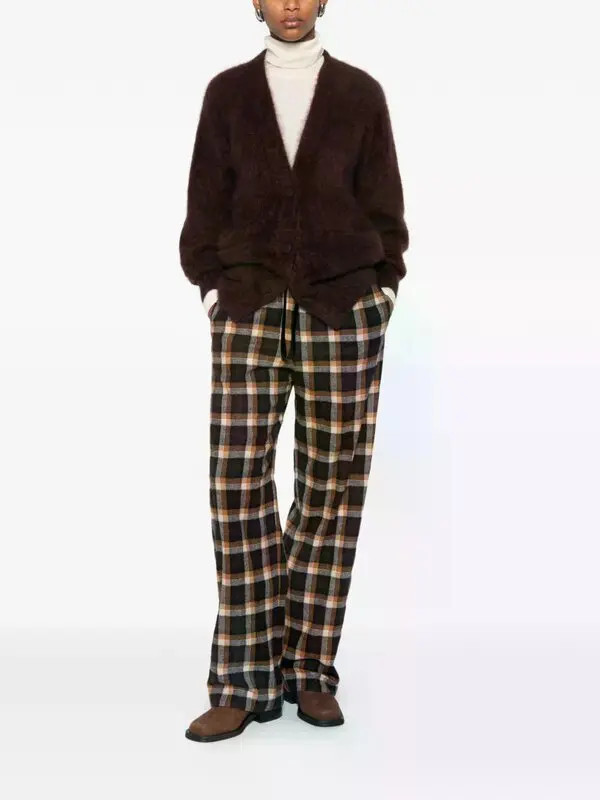 FORTE_FORTE Brushed-knit Cardigan
