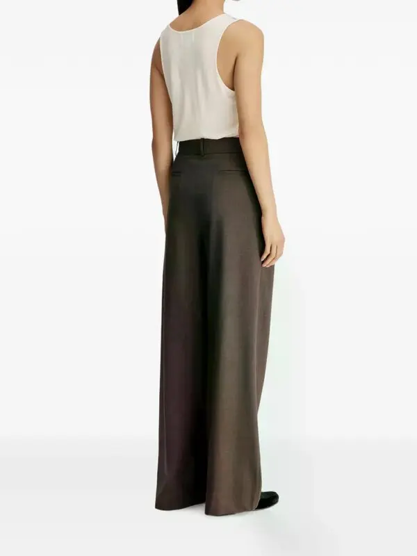 Loulou De Saison Pleated Grain Trousers