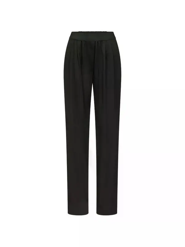 Loulou De Saison Dan Pleated Elasticated-waistband Straight Trousers