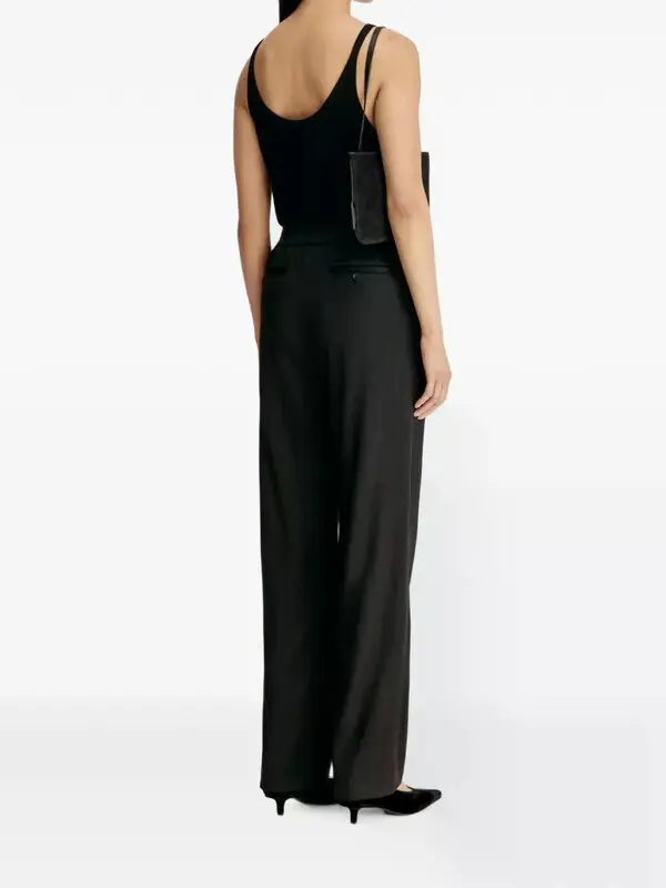 Loulou De Saison Dan Pleated Elasticated-waistband Straight Trousers