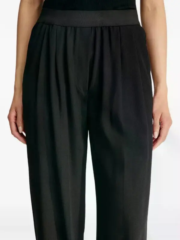 Loulou De Saison Dan Pleated Elasticated-waistband Straight Trousers