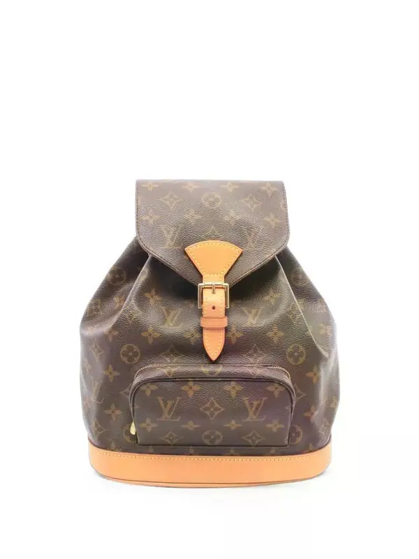 LOUIS VUITTON 2000 Mm Montsouris Monogram Backpack - Brown