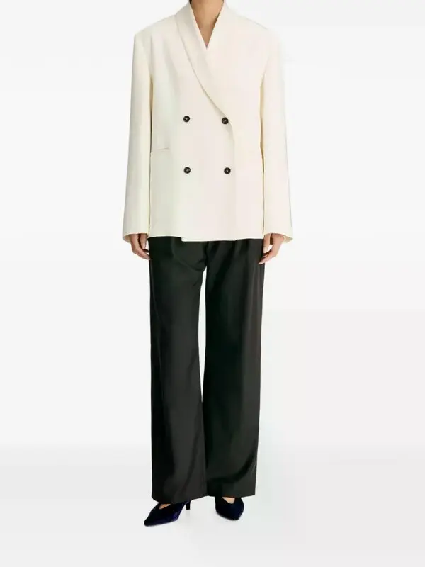 Loulou De Saison Sira Double-breasted Shawl-collar Jacket