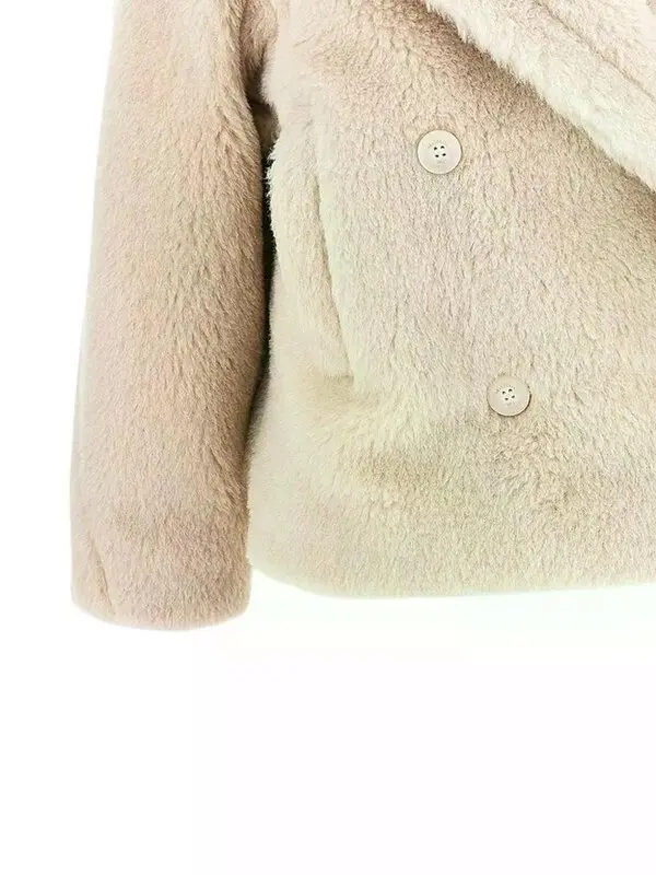 Max Mara Teddy Faux Fur Double-breasted Jacket