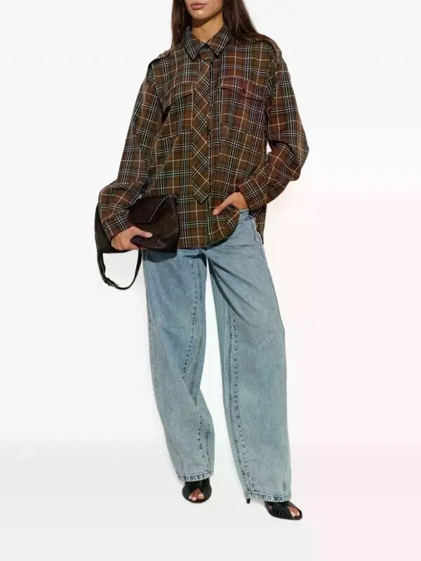 GESTUZ Gzmawi Acid-wash Tapered Jeans
