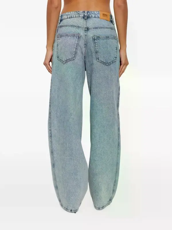 GESTUZ Gzmawi Acid-wash Tapered Jeans