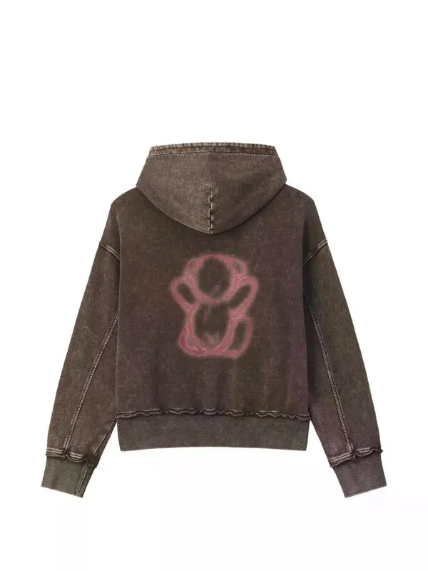 Izzue Graphic-print Drawstring Hoodie