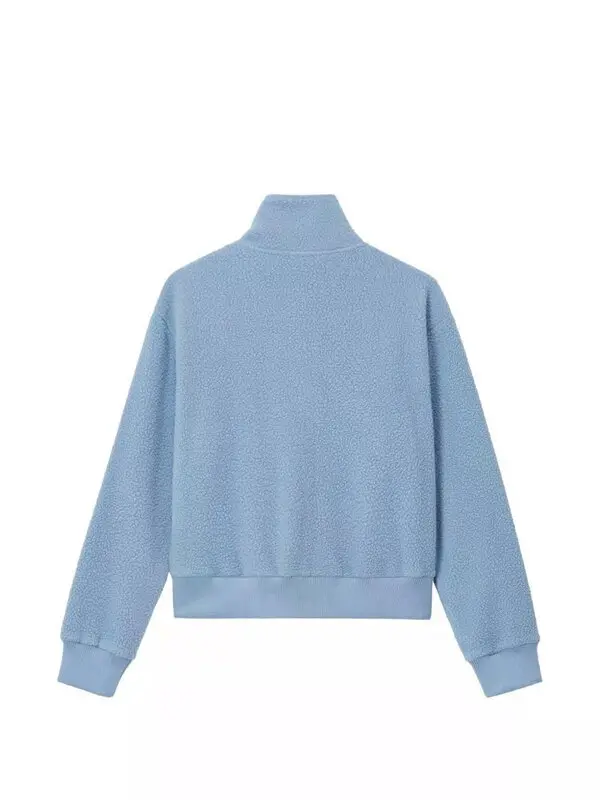 CHOCOOLATE Logo-embroidered Fleece Jacket - Blue