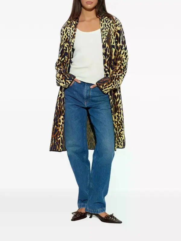 Marni Animalier Wool Chenille Coat