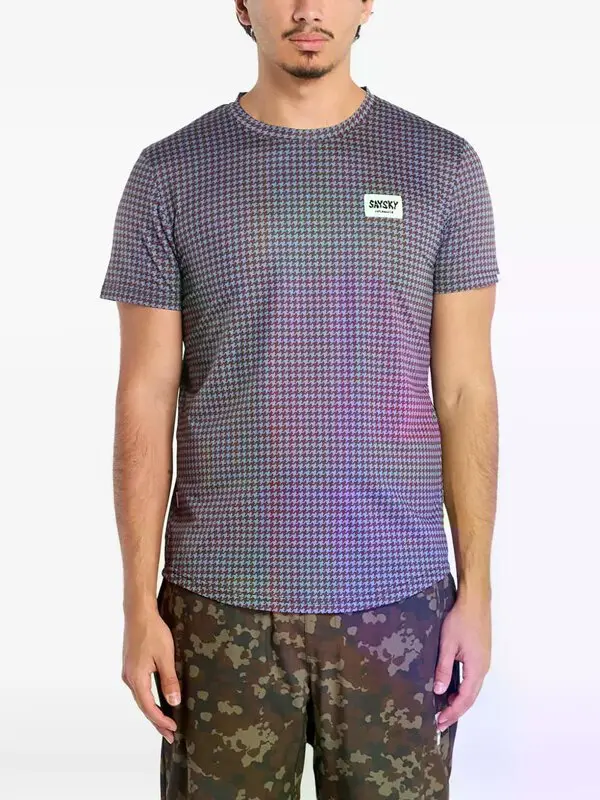 SAYSKY Houndstooth Combat T-shirt