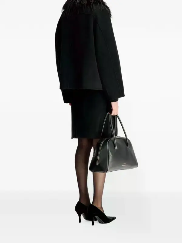 Loulou De Saison Faux Fur Collar Jacket - Black