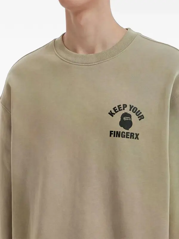 FINGERCROXX Logo-print Sweatshirt