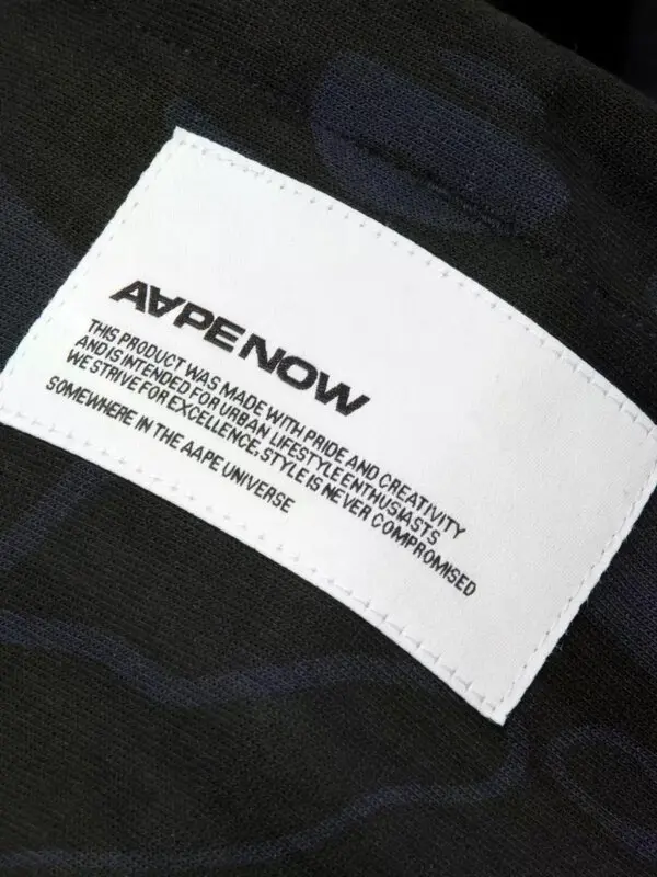 AAPE BY *A BATHING APE Camouflage-print Zip-up Hoodie