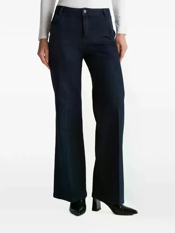 BENETTON Wide-leg Trousers With Pressed Crease