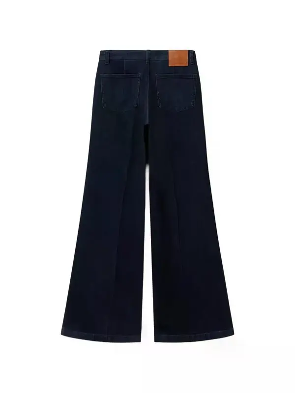 BENETTON Wide-leg Trousers With Pressed Crease