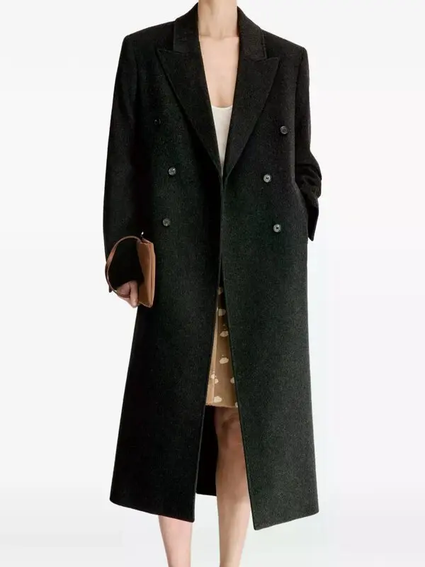 Loulou De Saison Double-breasted Peak-lapel Coat