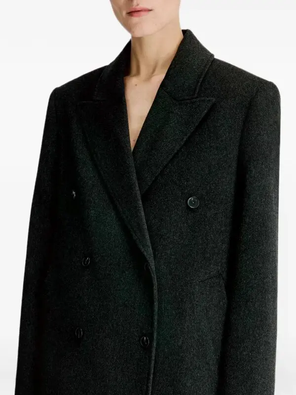 Loulou De Saison Double-breasted Peak-lapel Coat