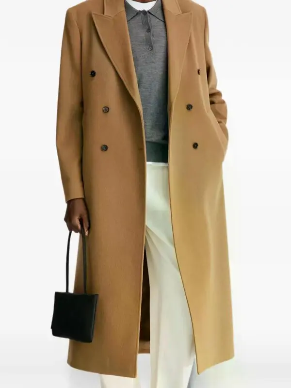 Loulou De Saison Double-breasted Peak-lapel Coat