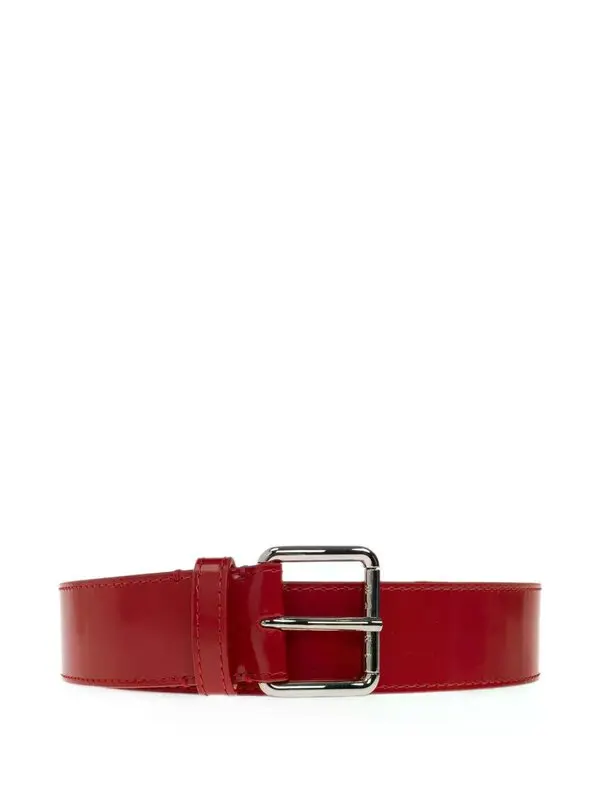 Marni Leather Belt - Red