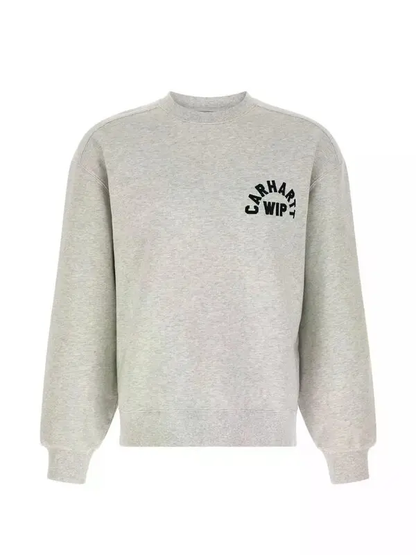 Carhartt Work In Progress Arch Script Embroidery Sweatshirt - Grey