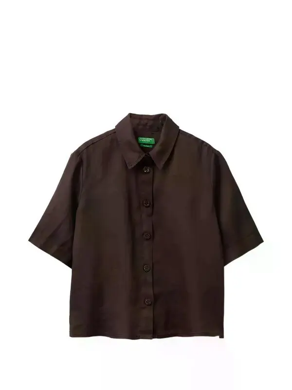 BENETTON Short-sleeved Shirt - Brown