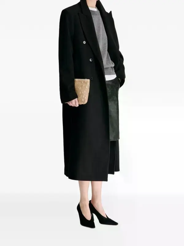 Loulou De Saison Double-breasted Peak-lapel Coat