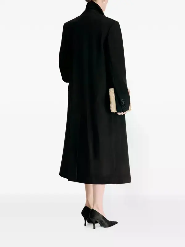 Loulou De Saison Double-breasted Peak-lapel Coat