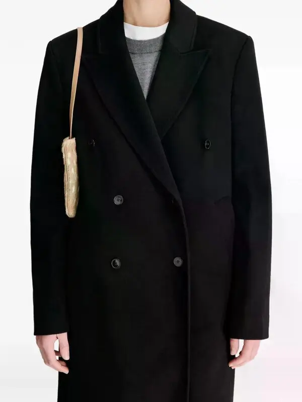 Loulou De Saison Double-breasted Peak-lapel Coat