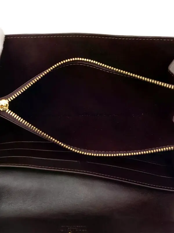 LOUIS VUITTON 2013 Monogram Vernis Sarah Wallet Long Wallets - Purple