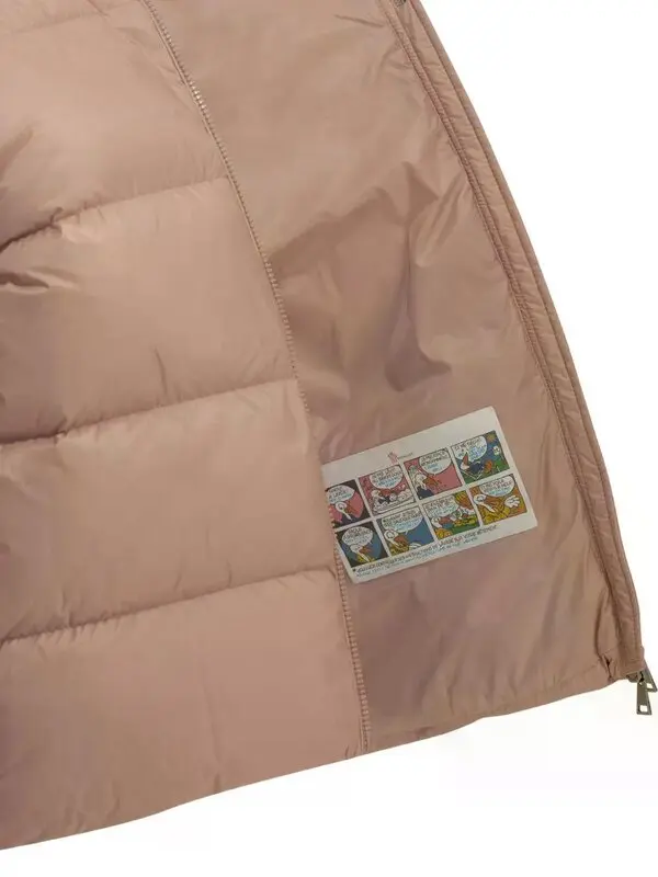 Moncler Quilted Hooded Puffer Jacket - Pink
