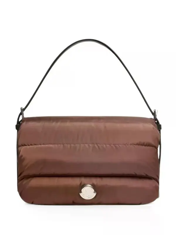 Moncler Caradoc Quilted Shoulder Bag - Brown