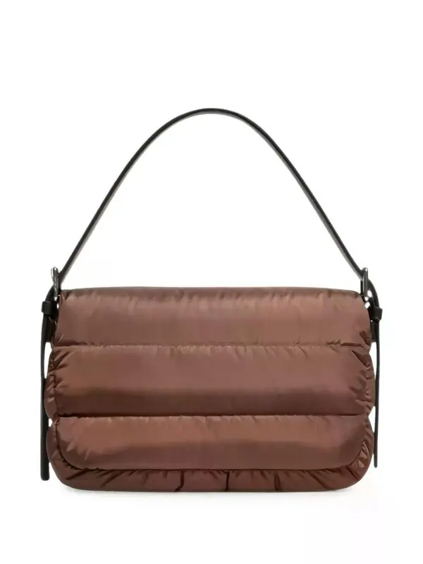 Moncler Caradoc Quilted Shoulder Bag - Brown