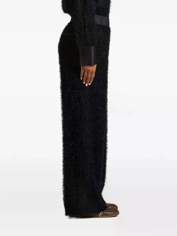 Peserico Feather-effect Wide-leg Trousers