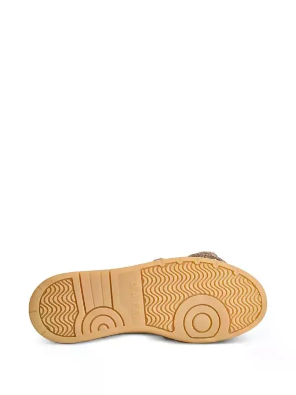 D.a.t.e. Chunky Lace Leather Sneakers With Perforated Detailing