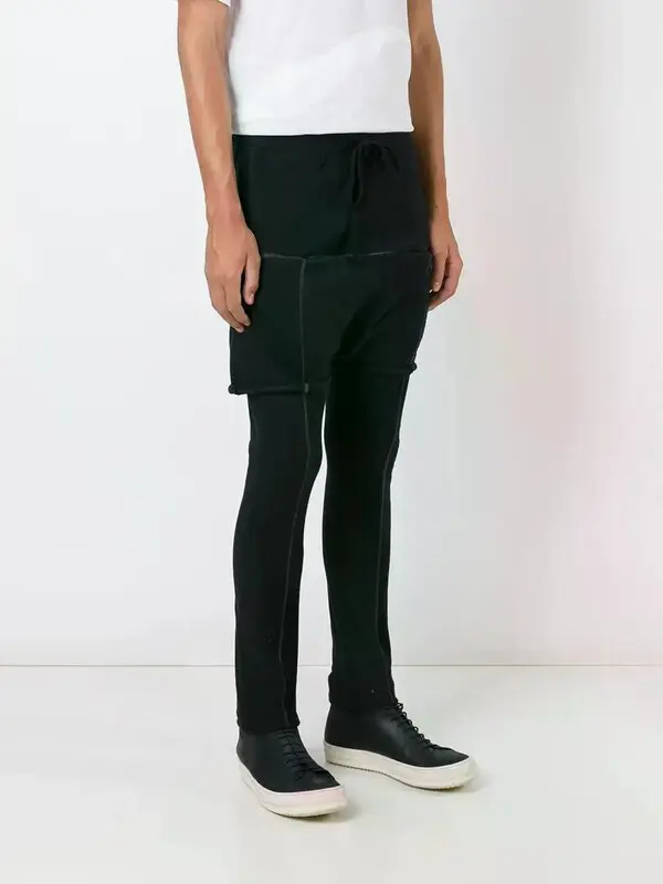 THOM KROM Drop Crotch Trousers With Overlay Shorts