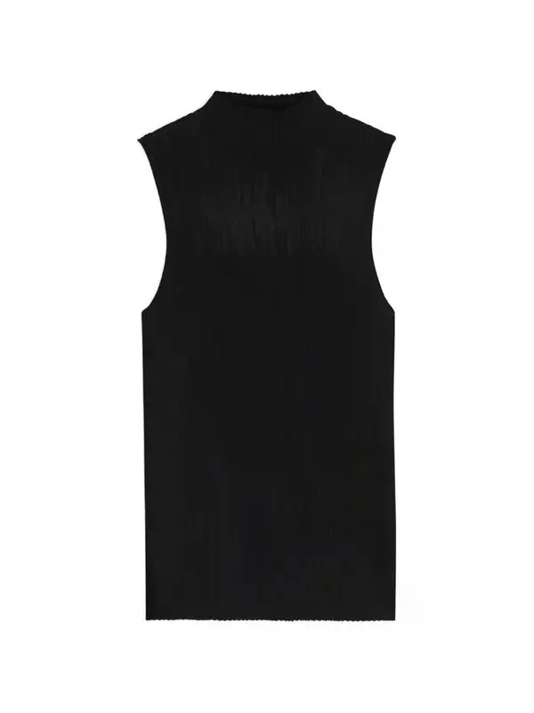 Hugo Knitted Top With Sheer Section