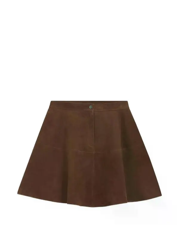 Hugo Suede Skirt With A-line Shape