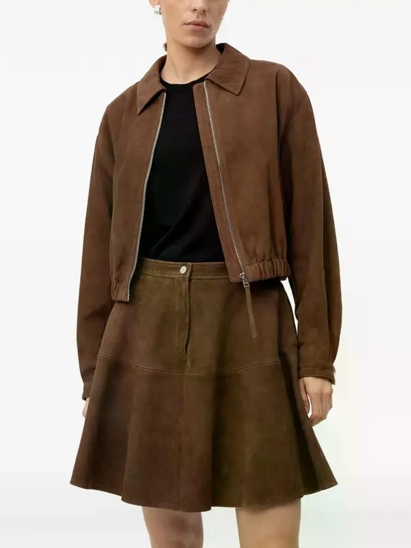 Hugo Suede Skirt With A-line Shape