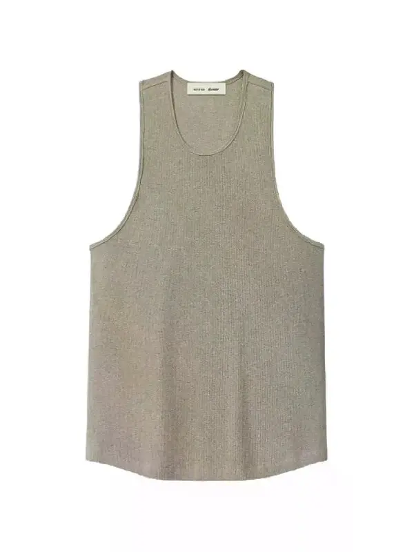 Fear Of God Essentials Ribbed Tank Top - Grey