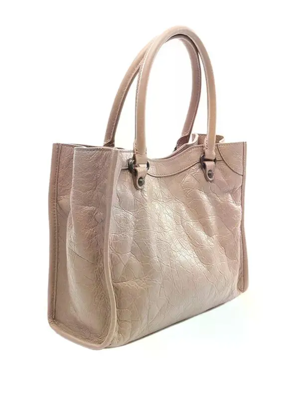 Balenciaga Mini Lambskin Le City Satchel - Neutrals
